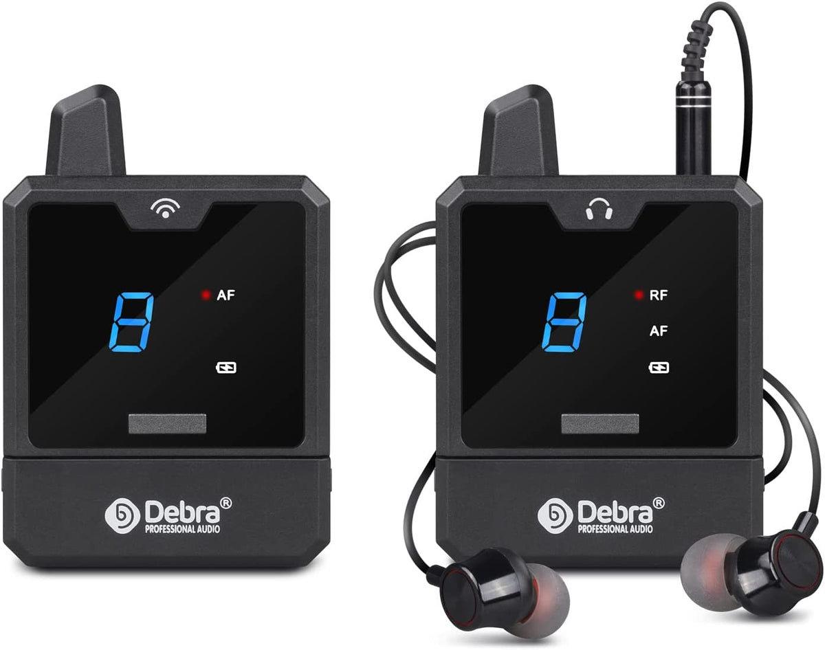 D Debra Audio PRO ER-Mini UHF Portable Wireless in-Ear Monitor System
